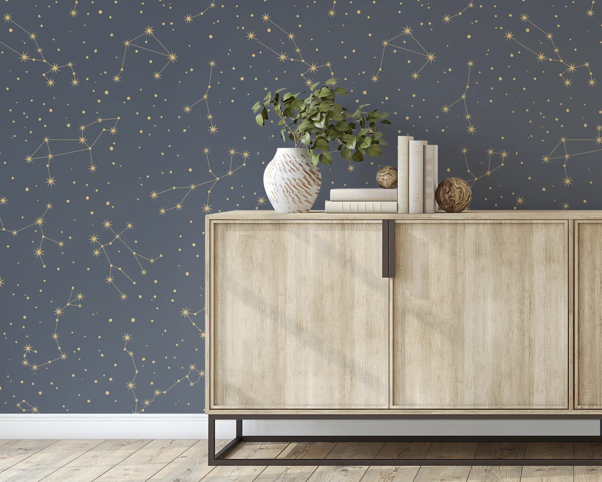 Constellations Wallpaper Novogratz Constellations Peel & Stick
