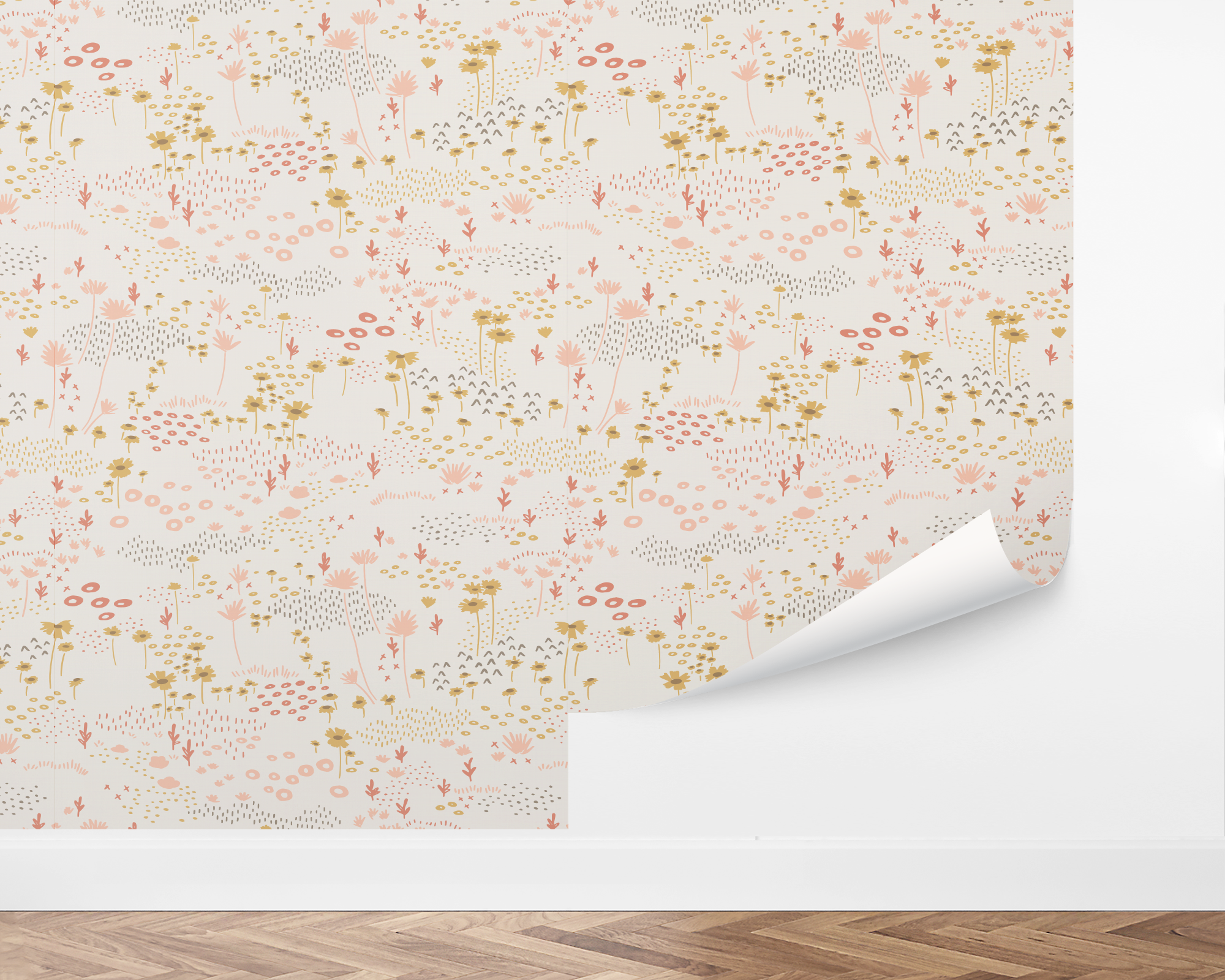 Desert Superbloom Peel and Stick Removable Wallpaper | Love vs. Design