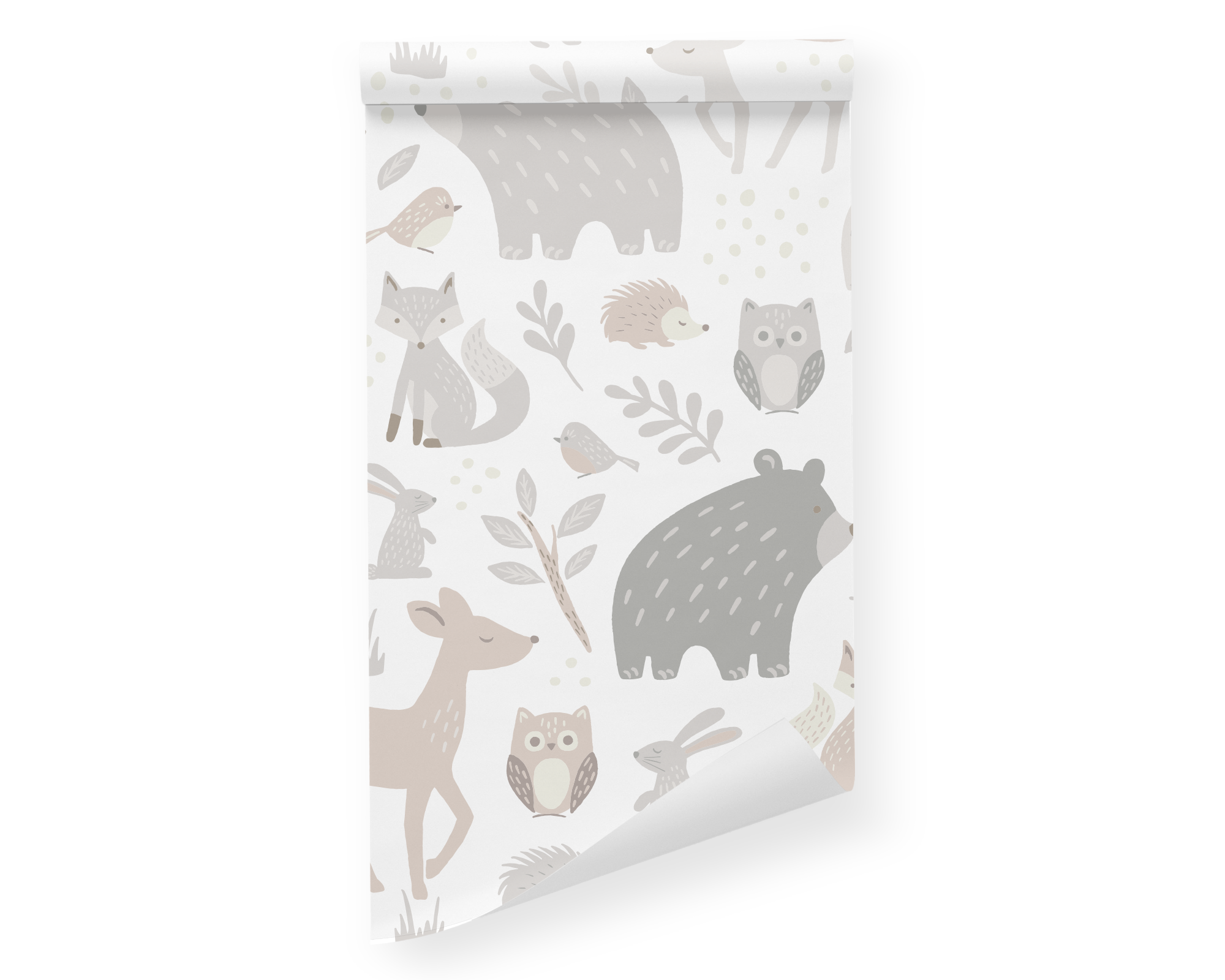 Forest Friends Woodland Peel And Stick Removable Wallpaper | Love vs ...