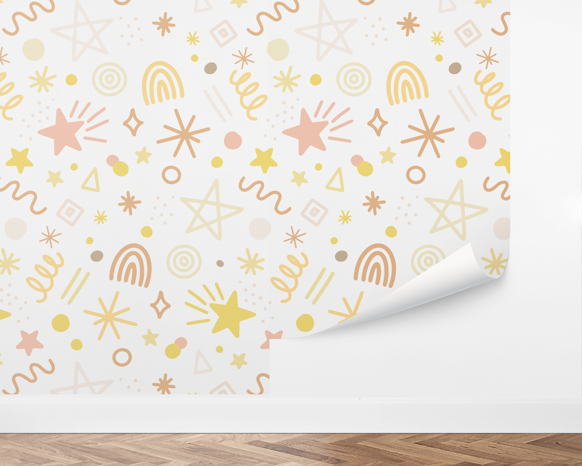 Fun Doodles Peel And Stick Removable Wallpaper | Love vs. Design