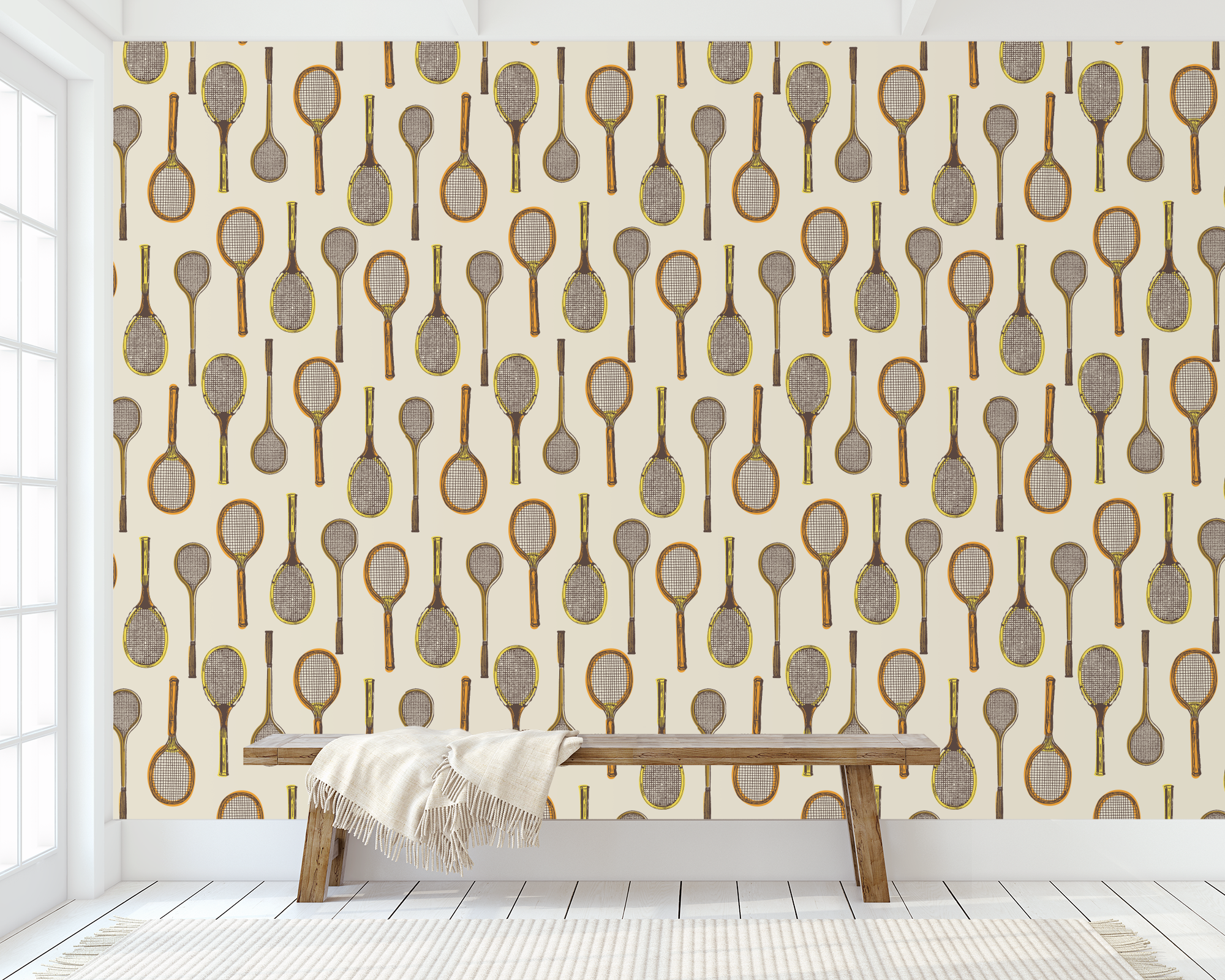 Match Point Peel And Stick Removable Wallpaper | Love vs. Design