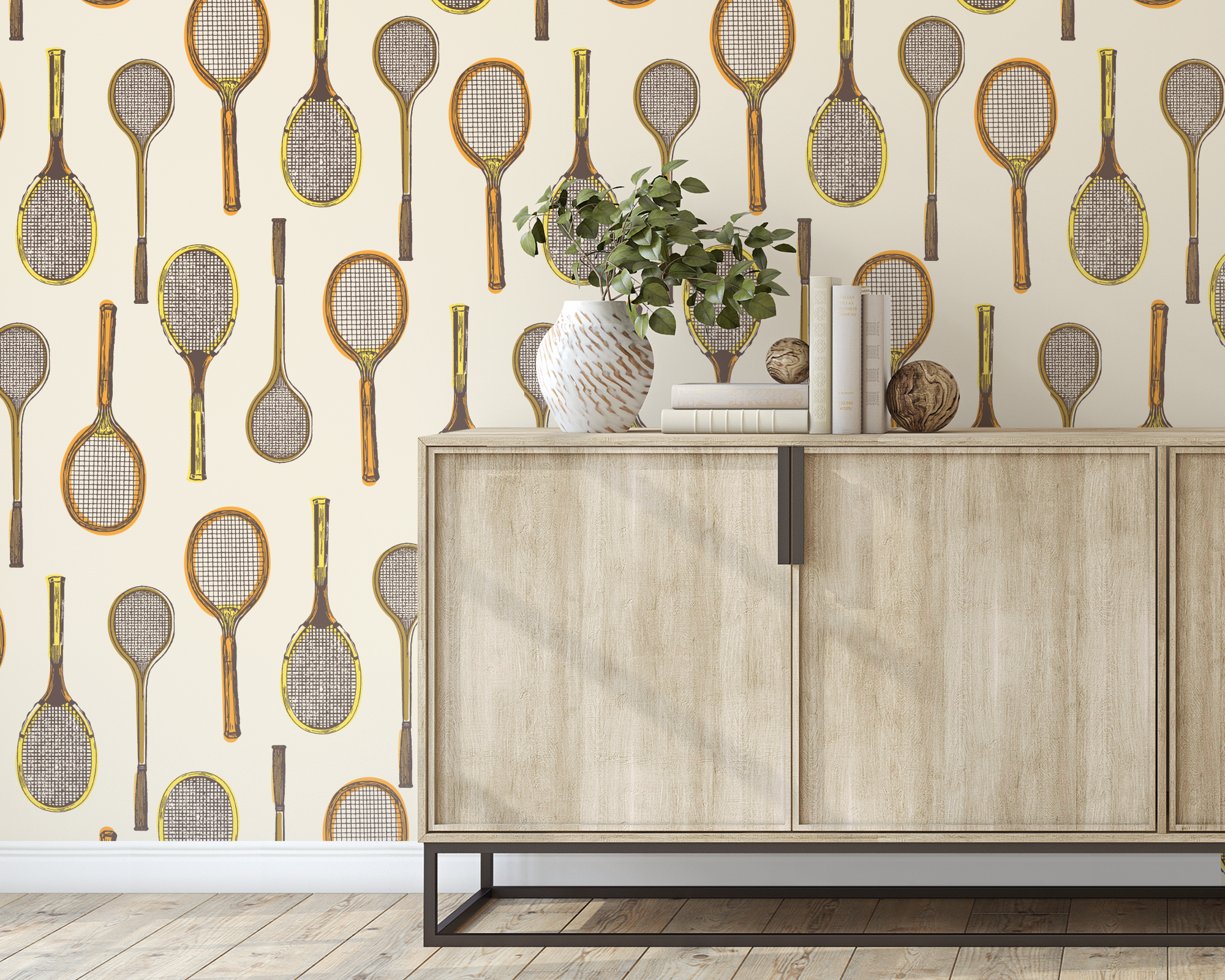 Match Point Peel And Stick Removable Wallpaper | Love vs. Design