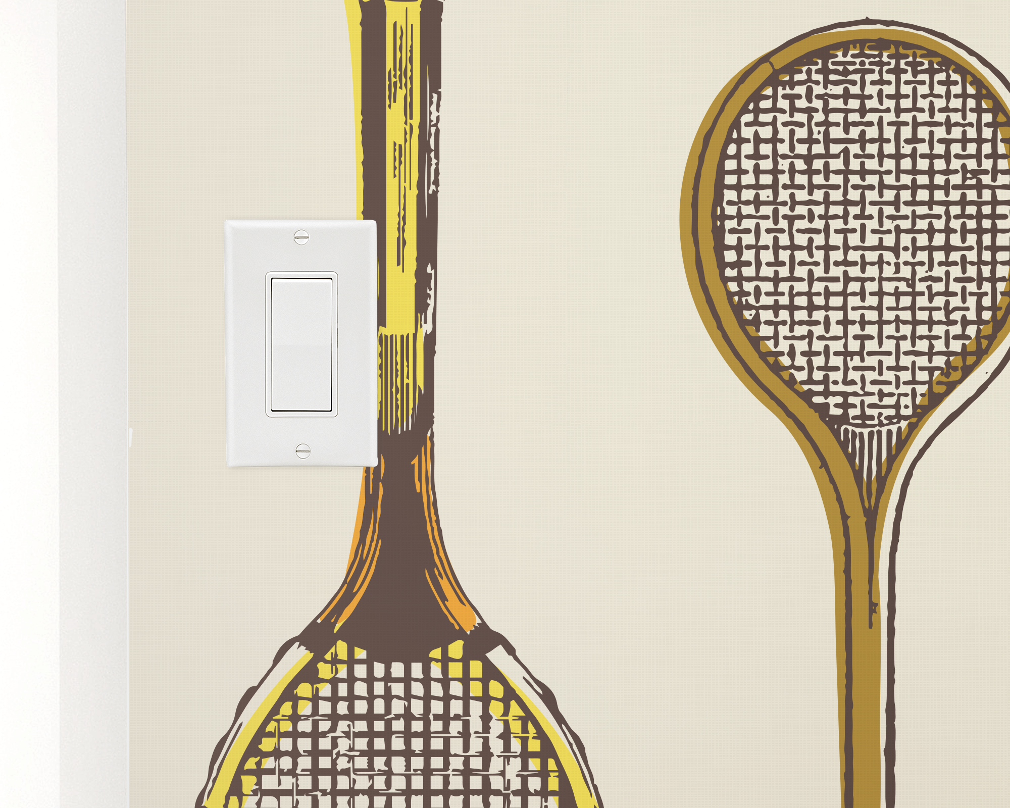 Match Point Peel And Stick Removable Wallpaper | Love vs. Design