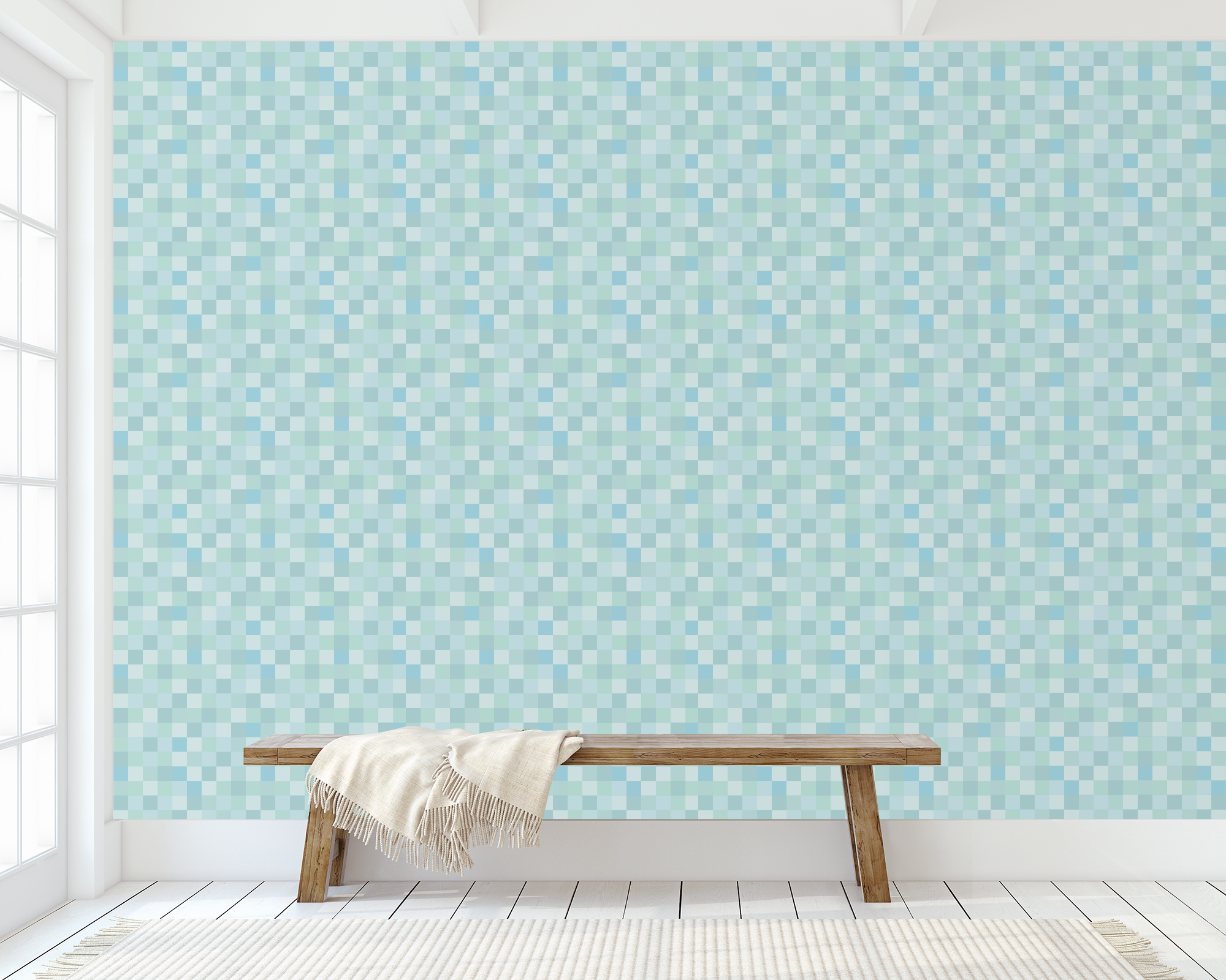 Pixel Pattern Peel and Stick Removable Wallpaper | Love vs. Design
