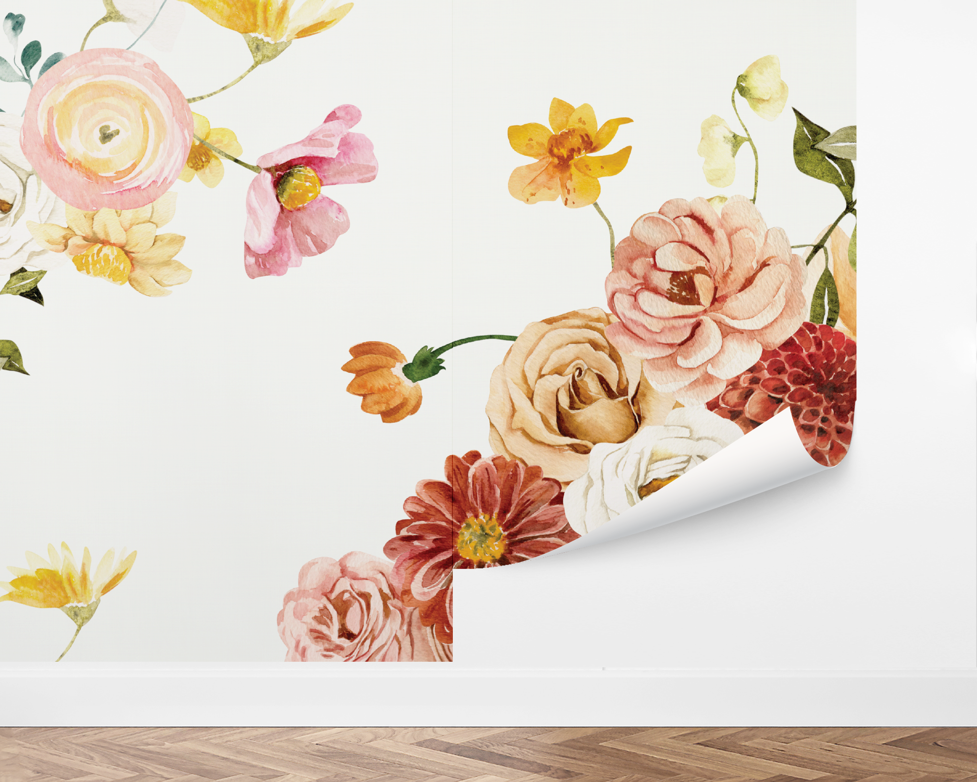 Vintage Flora Peel And Stick Removable Wallpaper | Love vs. Design