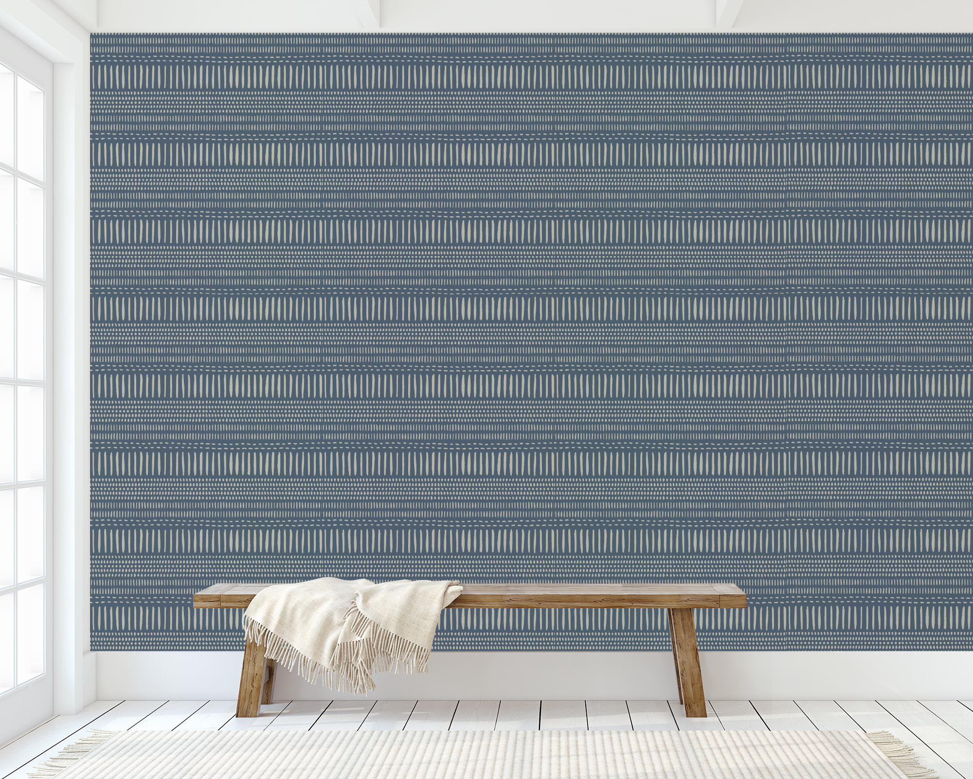 Yavapai Weave Peel and Stick Removable Wallpaper | Love vs. Design